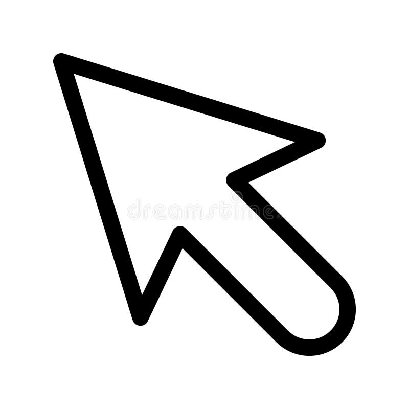 Cursor icon template stock vector. Illustration of background - 250117855