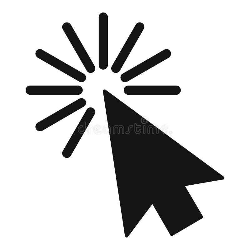Cursor Interface Element Icon Simple Black Style Stock Illustration Illustration Of Pixel