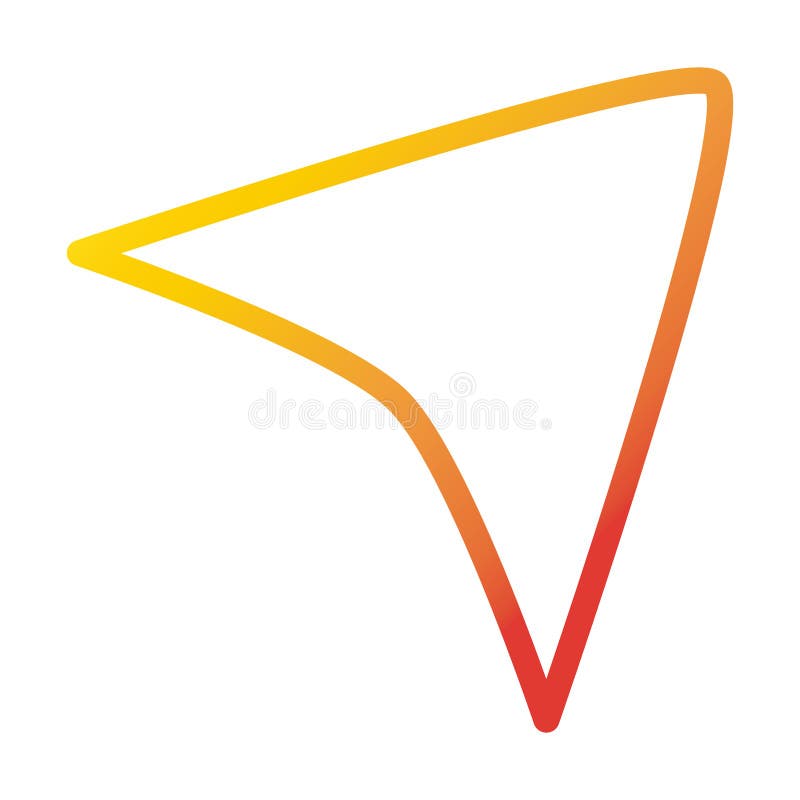 Cursor Internet Web Technology Interface Gradient Style Icon Stock ...