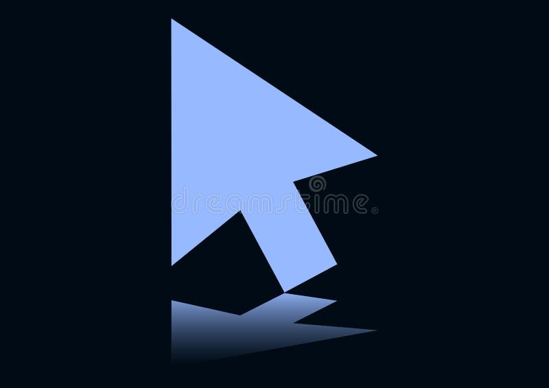 Cursor-Taste Vector Illustrationssymbol Stock Abbildung - Illustration ...