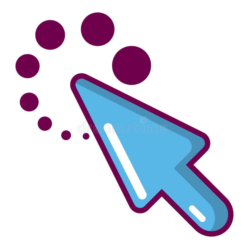 Loading Cursor Icons Set, Cartoon Style Stock Vector - Illustration of ...