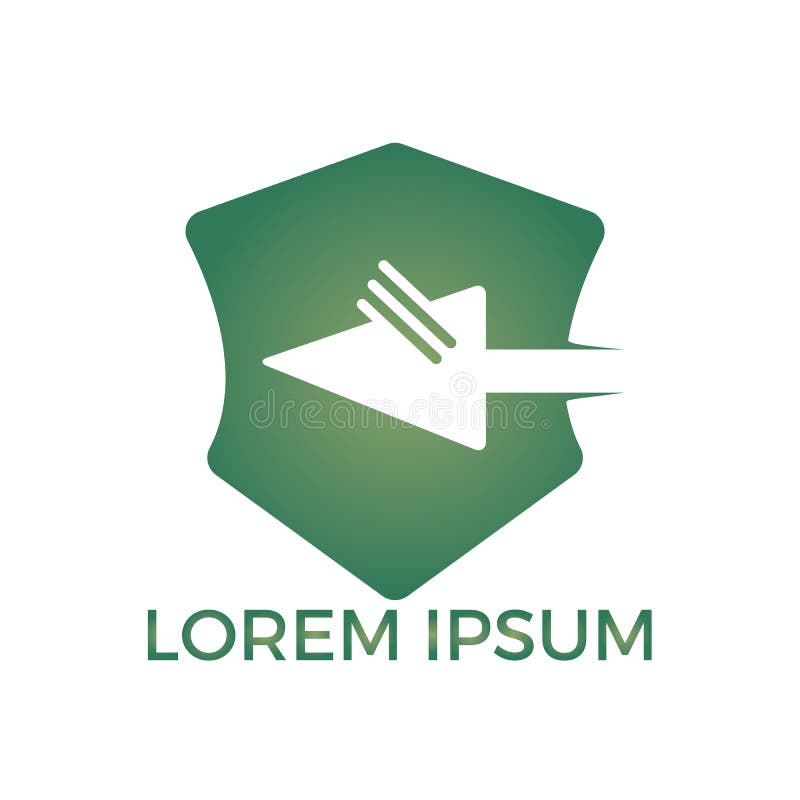 Cursor Logo Design Concept. Pixel Arrow Logo Design. Stock Illustration ...