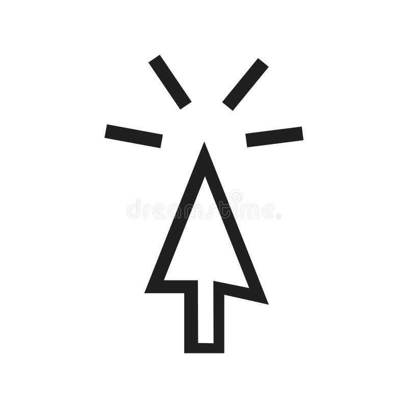 Cursor logo stock vector. Illustration of thumb, touch - 196373524