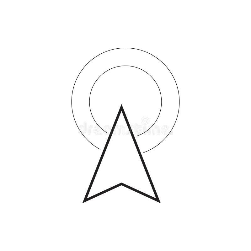 Cursor logo stock vector. Illustration of click, hand - 196373510