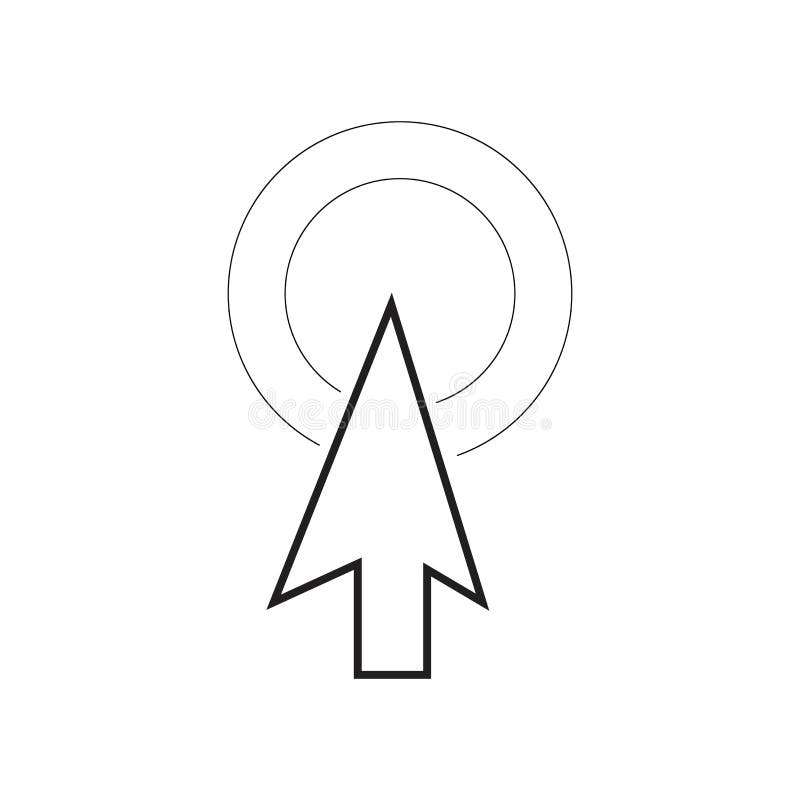 Cursor logo stock vector. Illustration of mouse, pointer - 196373528