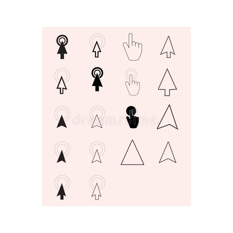 Cursor logo stock vector. Illustration of concept, graphic - 196373530