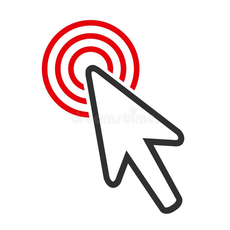Cursor Making Selection Icon - Vector Stock Vector - Illustration of ...