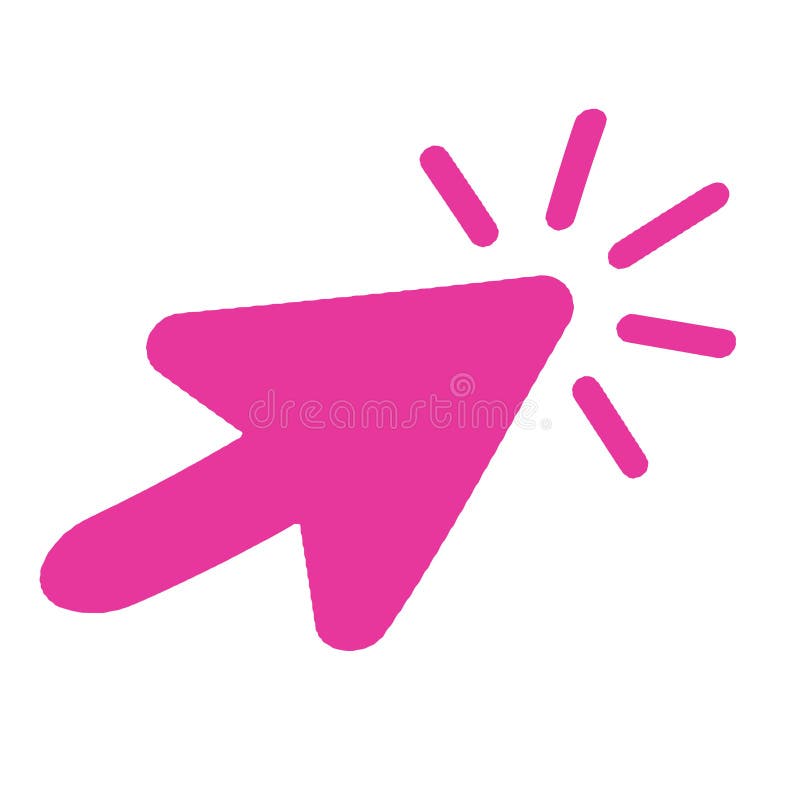 Cursor mouse click jpeg stock illustration. Illustration of white ...