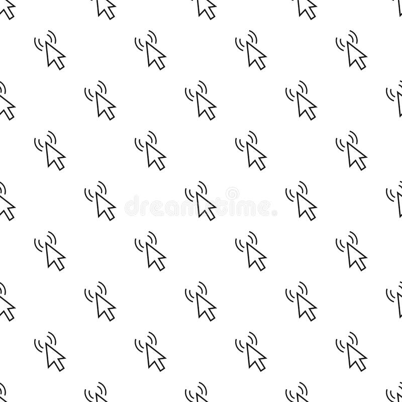 Textile Cursor Concept Background, Cartoon Style Stock Vector ...