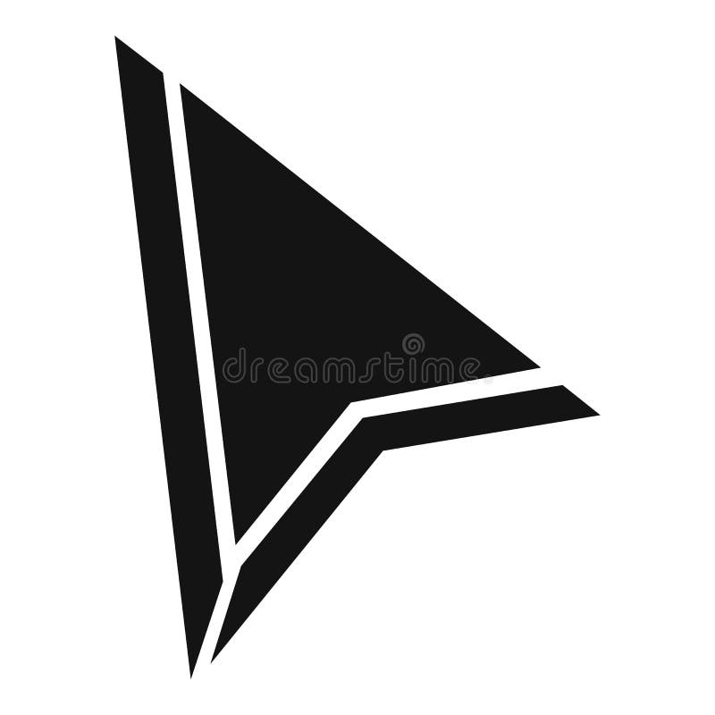 Cursor Mouse Element Icon Simple Black Style Stock Vector Illustration Of Digital Element