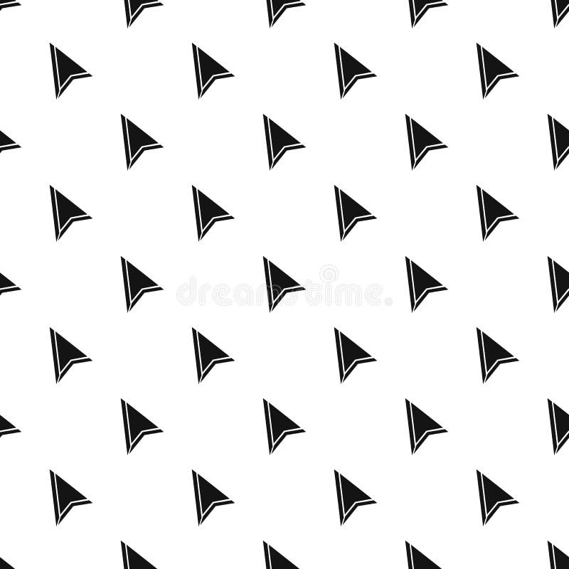 Cursor Mouse Element Pattern Seamless Vector Stock Vector ...