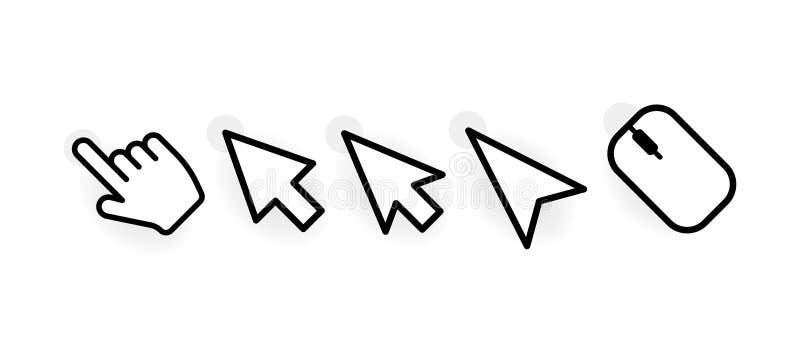 Click Here Mouse Icon Stock Illustrations – 7,829 Click Here Mouse Icon ...