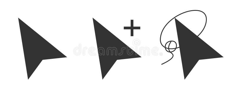 Cursor Mouse Pointer Icon Vector Illustration. Pointer Cursor Icons ... Cursor Mouse Pointer Icon Vector Illustration. Pointer Cursor Icons ...