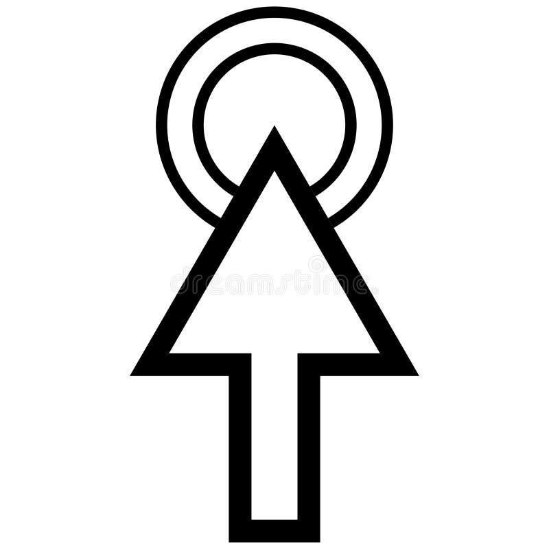 Cursor Pointer. Mouse Cursor. Arrow Pointer. Click Symbol Stock Vector ...