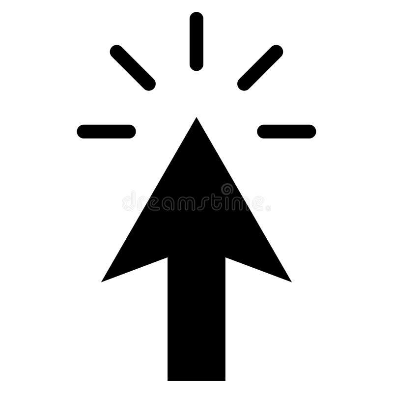 Cursor Pointer. Mouse Cursor. Arrow Pointer. Click Symbol Stock Vector ...
