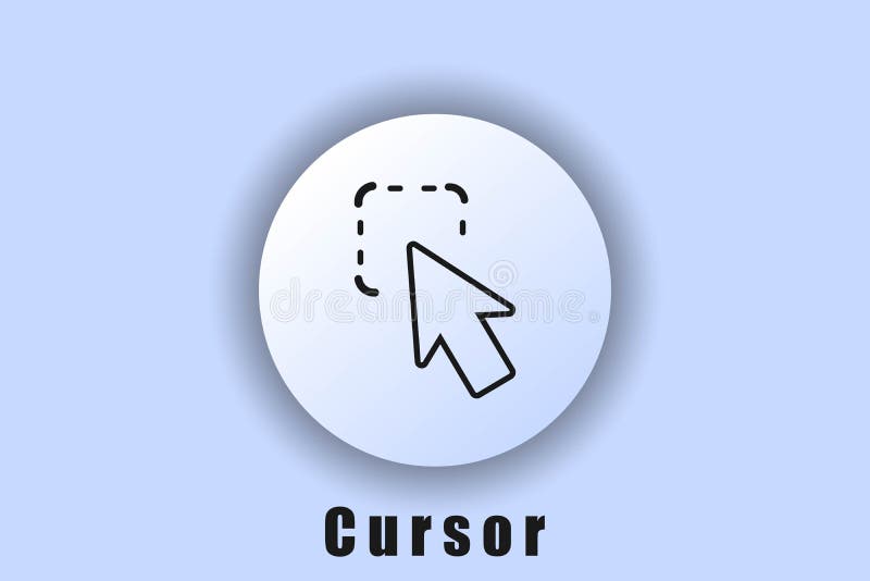 Cursor Pointer Selection Logo Cursor Icon With Object Selection