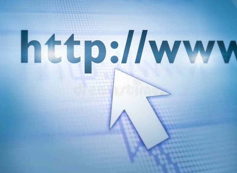 Cursor Pointing Web stock illustration. Illustration of monitor - 99119476