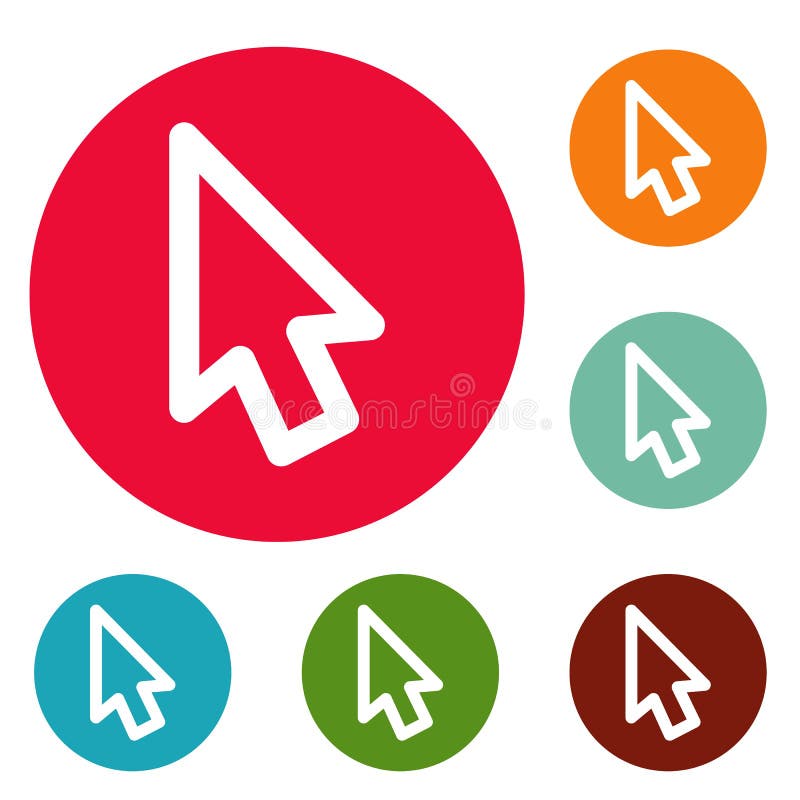 Cursor Retro Element Icon, Simple Black Style Stock Vector ...