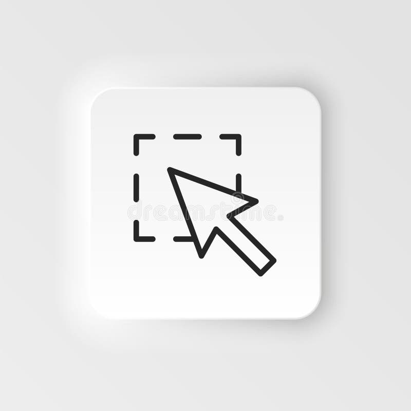 Cursor, Select Vector Icon. Element of Design Tool for Mobile Concept ...