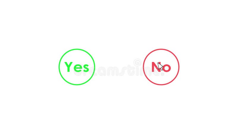 Cursor Selects Yes Checklist and No Cross Animated Cursor Selects Yes ...