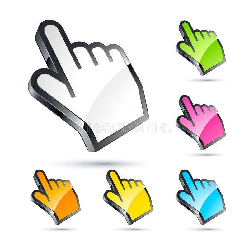 Icon of stop hand stock vector. Illustration of button - 5108690