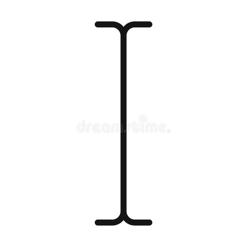Cursor Text Icon Series Digital Pointer Illustrations For Computing And Ui Design Stock Vector