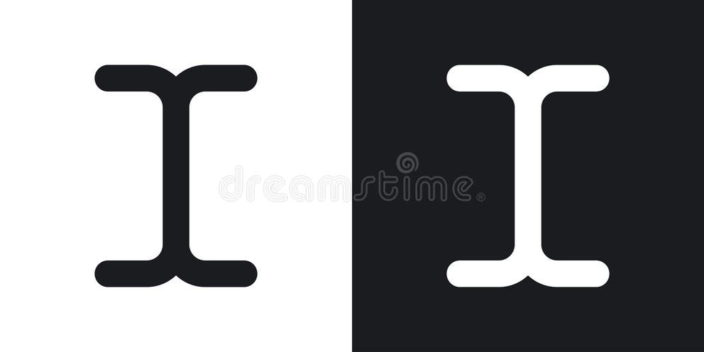 Cursor Text Icon Set. Mouse Type Cursor Vector Symbol. Test Edit or ...