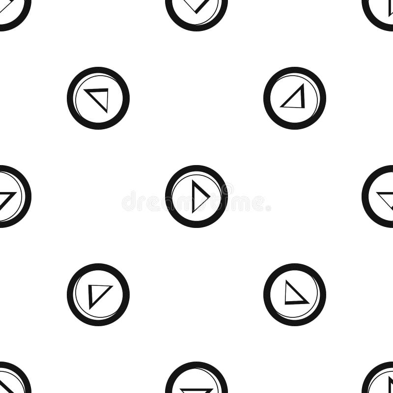 Cursor To Right in Circle Set Icons Stock Vector - Illustration of ...