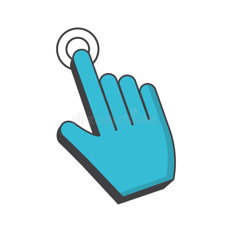 Cursor Touch and Web Design Stock Vector - Illustration of sign, choice ...
