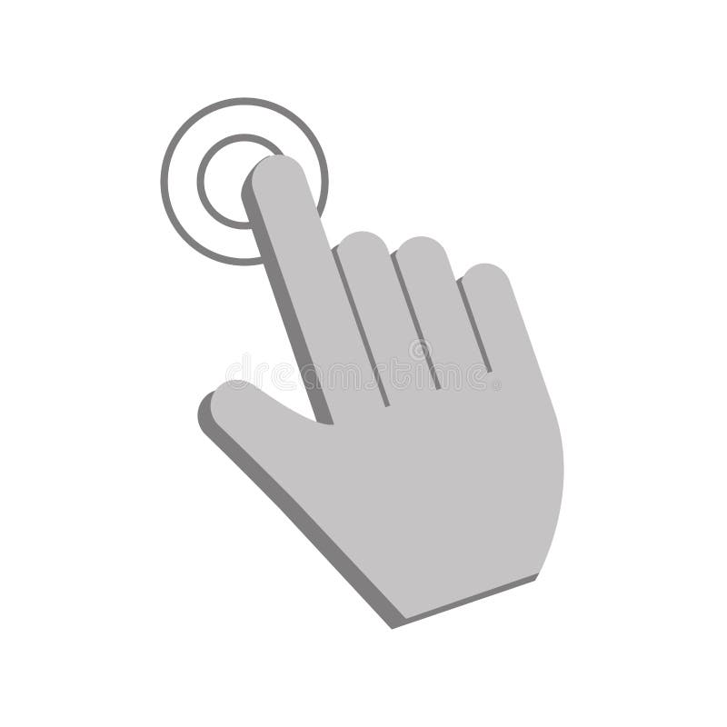 Cursor Touch and Web Design Stock Vector - Illustration of sign ...