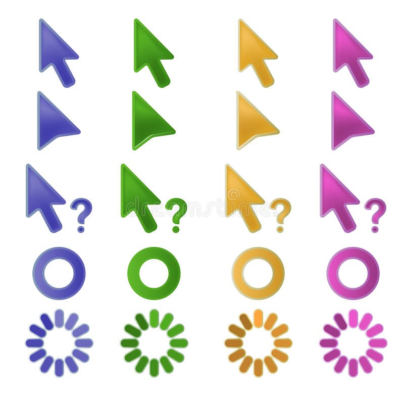 The Cursor, Waiting, Loading. Computer Icons Vector. Stock Vector ... The Cursor, Waiting, Loading. Computer Icons Vector. Stock Vector ...