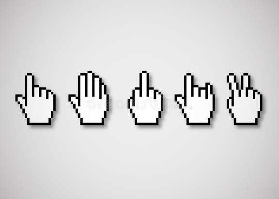 Different Cursors Stock Illustrations – 309 Different Cursors Stock ...