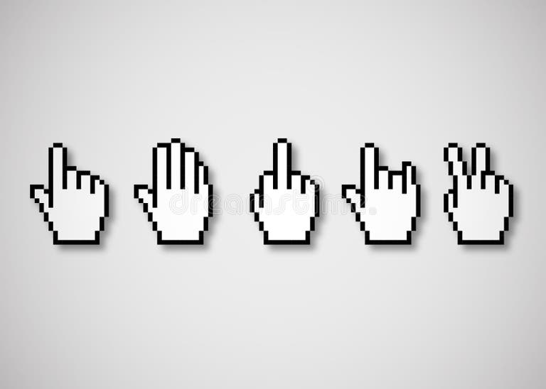 Different Cursors Stock Illustrations – 309 Different Cursors Stock ...