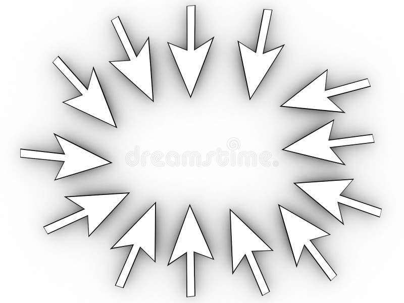 Cursors frame stock illustration. Illustration of click - 7414818
