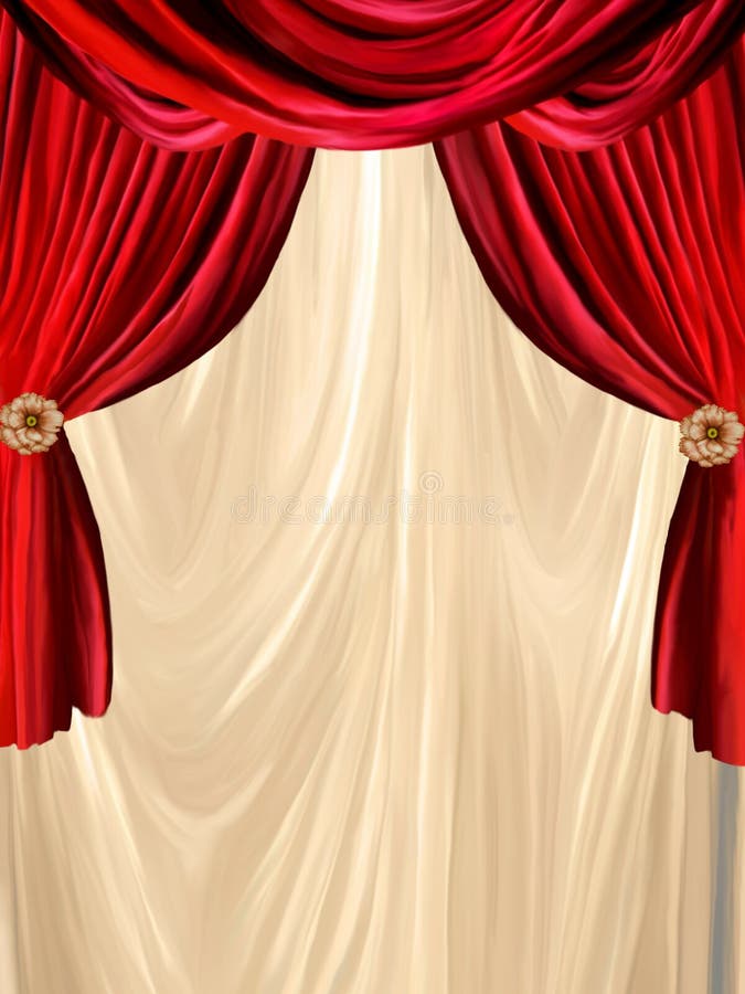 Curtain background stock illustration. Illustration of fairy - 4749517