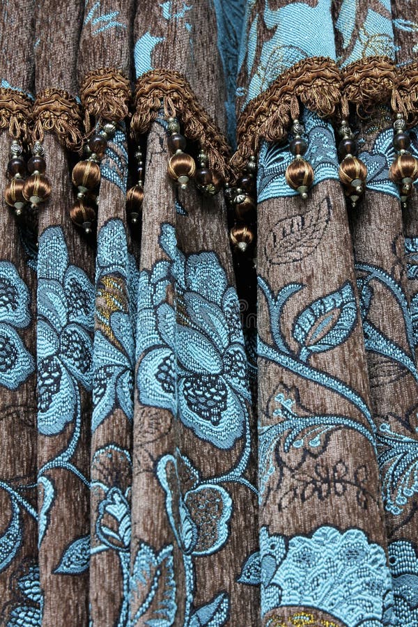 Curtain close-up stock image. Image of close, backdrop - 53861483