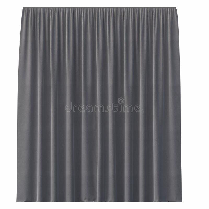 Curtain Isolated on Transparent Background Stock Image - Illustration ...