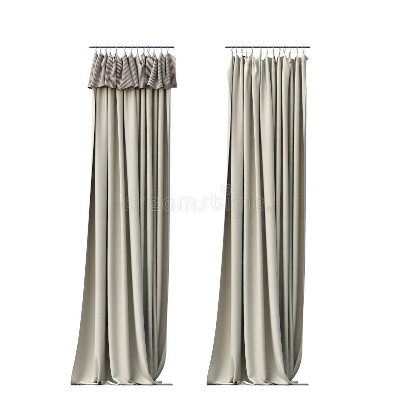 Curtain Isolated on Transparent Background Stock Image - Illustration ...