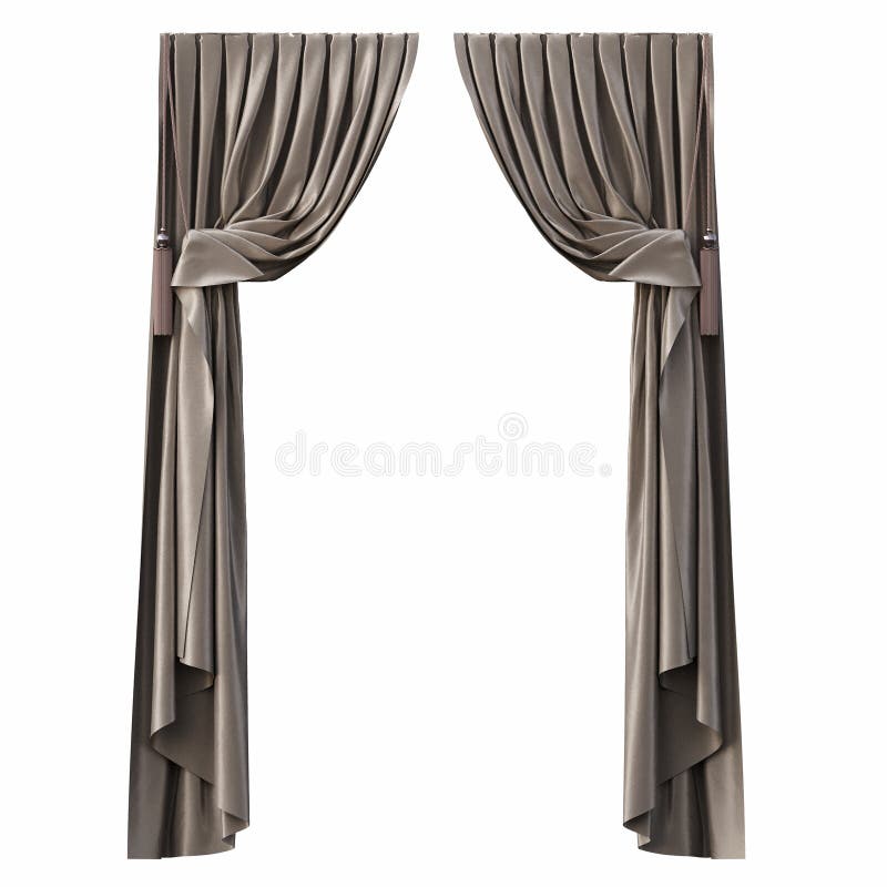 Curtain Isolated on Transparent Background Stock Image - Illustration ...