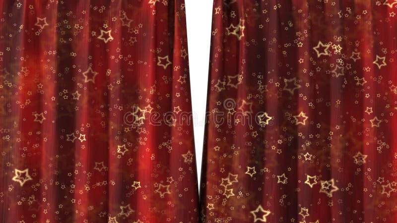 Red Curtain Opening Motion Graphics with Green Screen Background Stock ...