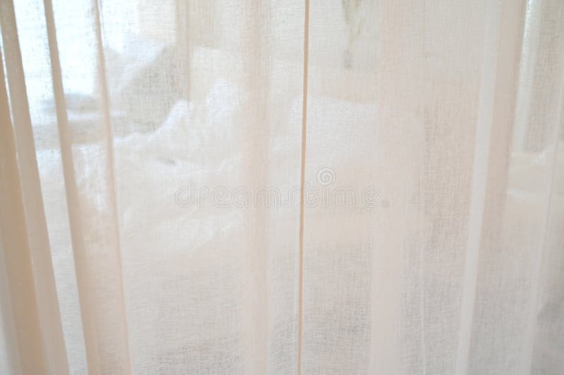 Close Up Curtain in the Room, Interior Design Stock Image - Image of ...