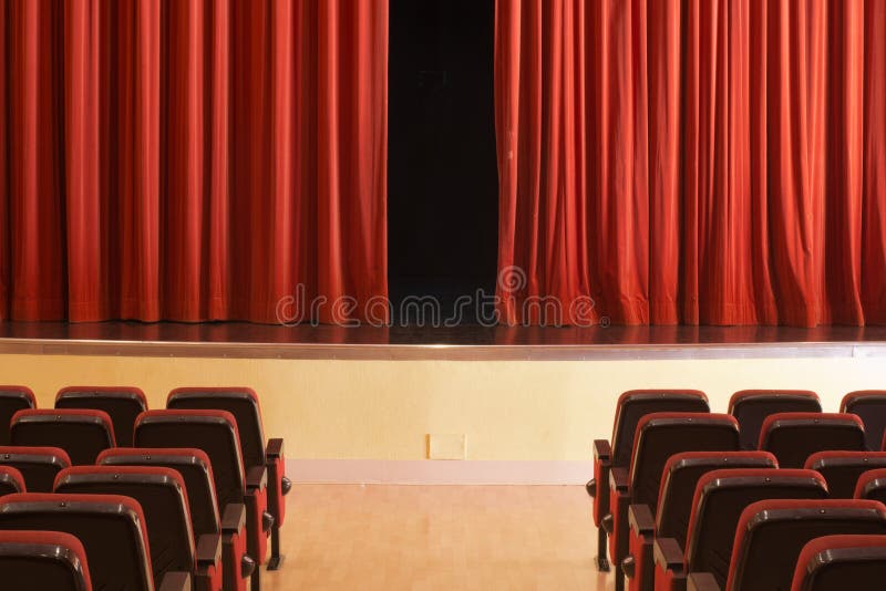 The Curtain is about To Open Stock Image - Image of opera, drama: 66773083
