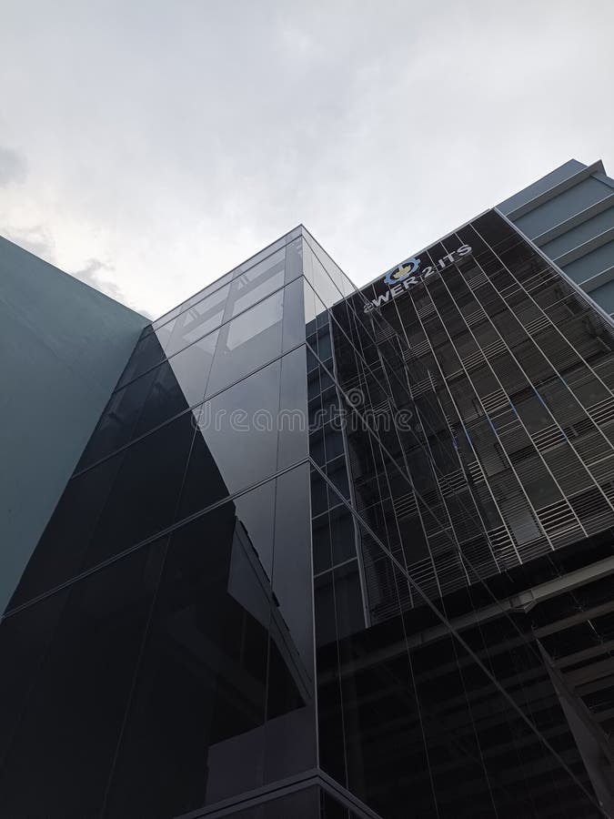 Curtain Wall Facade of Tower in Surabaya Editorial Stock Image - Image ...