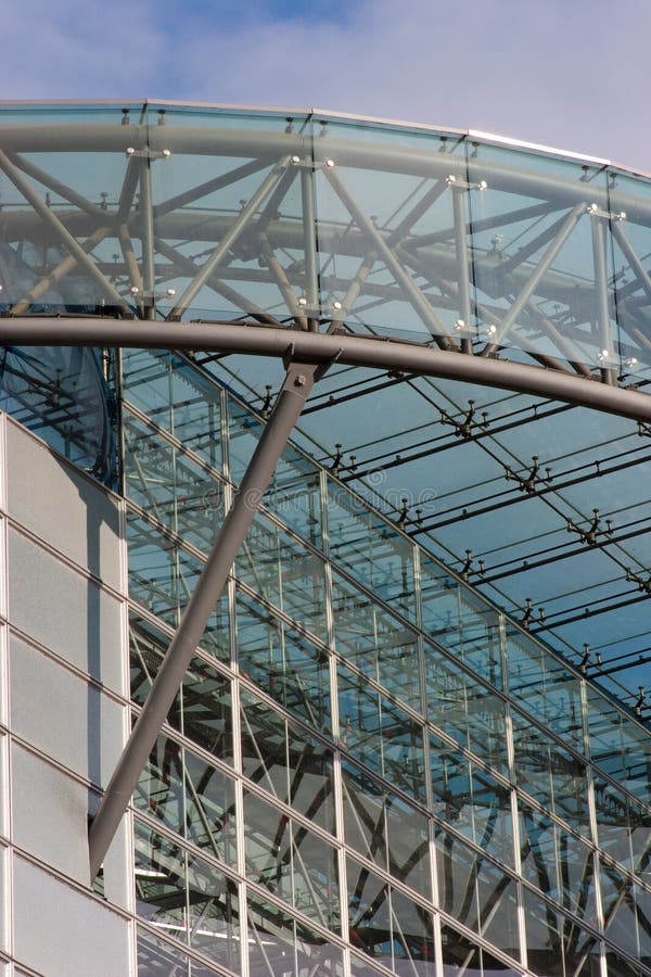 Curtain-wall facing stock photo. Image of construction - 11496608