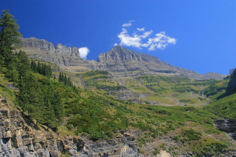 Curtain Wall Notch stock image. Image of curtain, cliffs - 12345405