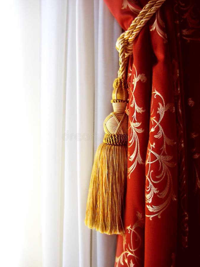 Curtains stock image. Image of background, isolated, design - 6153605