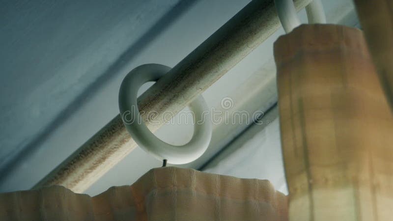Curtains Closed or Opened Closeup Stock Footage - Video of scared ...