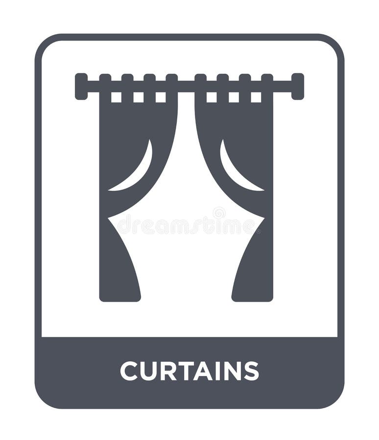 Flat Vector Window With Curtains, Drapery, Shades Blinds Stock Vector ...