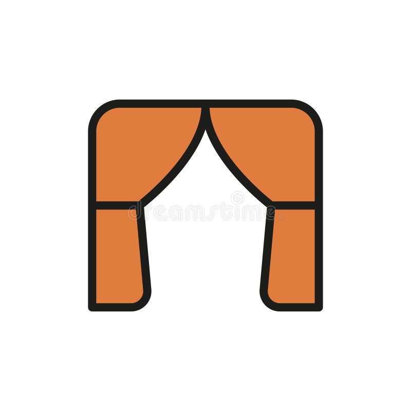 Curtain Blind Vector Icon Design Templates Simple and Modern Concept ...