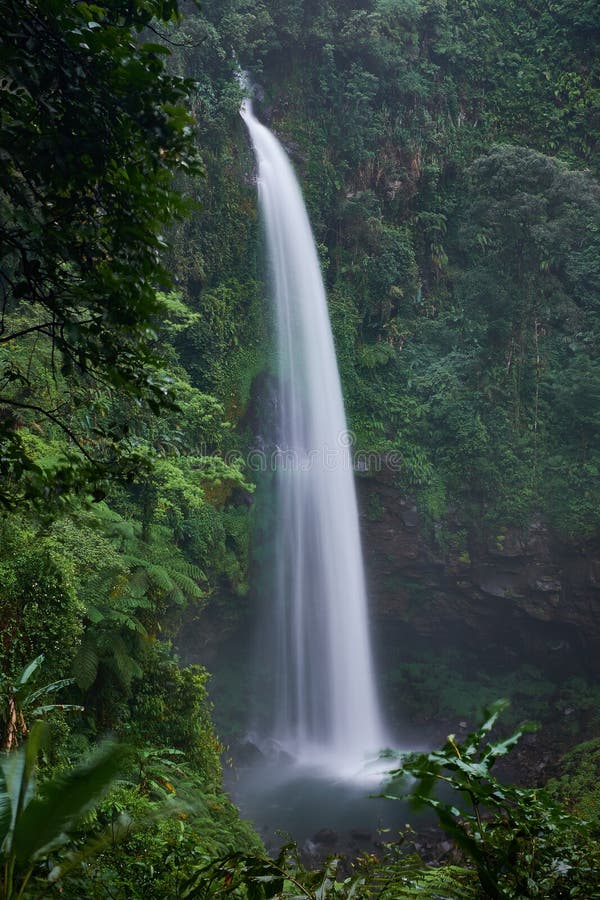 Curug Citumang stock photo. Image of water, relaxing - 68872922